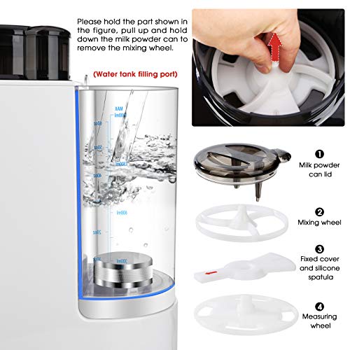 BabyEXO Formula Milk Dispenser, Automatic Electric Formula Mixer Warmer, Milking Machine for Baby - Easily Make Bottle with Automatic Powder Blending