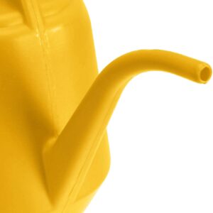 Fasmov Plastic Watering Can, Yellow, 1-Gallon