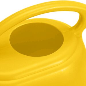 Fasmov Plastic Watering Can, Yellow, 1-Gallon