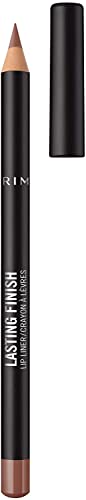 Rimmel Lasting Finish 8HR Soft Lip Liner Pencil - Vibrant, Blendable Formula to Lock Lipstick in Place for 8 Hours - 705 Cappuccino, .04oz