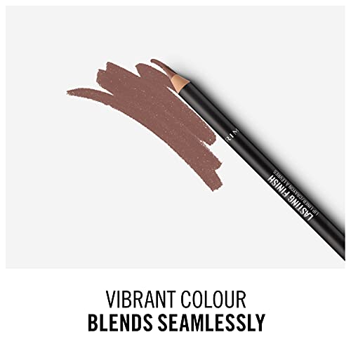 Rimmel Lasting Finish 8HR Soft Lip Liner Pencil - Vibrant, Blendable Formula to Lock Lipstick in Place for 8 Hours - 705 Cappuccino, .04oz