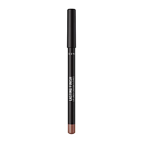 Rimmel Lasting Finish 8HR Soft Lip Liner Pencil - Vibrant, Blendable Formula to Lock Lipstick in Place for 8 Hours - 705 Cappuccino, .04oz