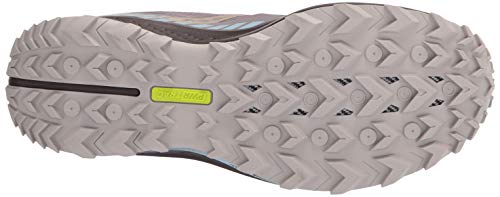 Saucony Women's Peregrine 11 Trail Running Shoe, Zinc/Sky/Loom, 9