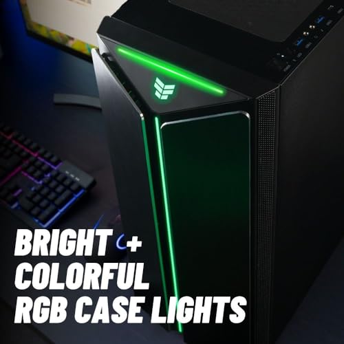 Empowered PC Mantis V2 Gamer Desktop (NVIDIA GeForce RTX 3080 (~ 4070), Intel 8-Core i7-11700F Processor, 32GB RAM, 512GB NVMe SSD + 2TB HDD, WiFi+BT, Windows 11 Home) Tower Gaming RGB Computer