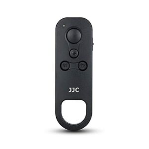 jjc bluetooth wireless remote control shutter release for canon eos r100 r50 r r3 r5 r6 ii r7 r8 r10 rp m50 m6 mark ii m200 6d mark ii 90d rebel sl3 sl2 t8i t7i v10 g7x mark iii g5x mark ii sx70hs