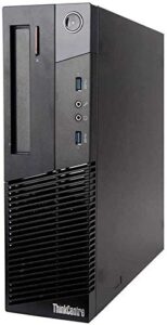 lenovo m93p small form factor high performance gaming desktop computer pc - intel core i7-4770 3.4ghz - 16gb ddr3 ram - 256gb ssd - nvidia gt 730 4gb ddr5 - dvd-rom - windows 10 home 64-bit (renewed)