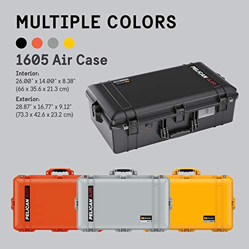 Pelican Air 1605 Case with Foam - Black