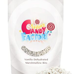 Sarah's Candy Factory Vanilla Mini Dehydrated Marshmallow Bits in Resealable Bag, 1lb