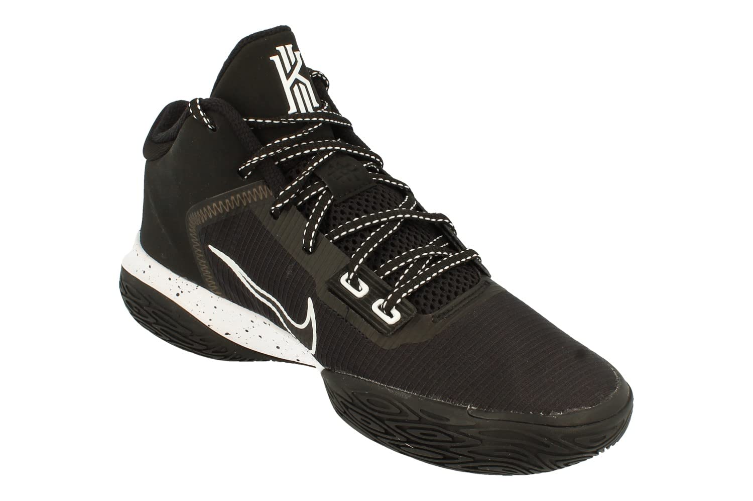 Nike Men's Kyrie Flytrap IV Basketball Shoe, Black/White-metallic Silver, 11