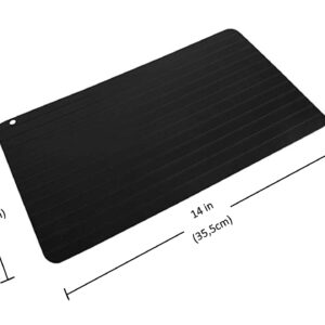 Original Meat Defrosting Tray - Rapid Defrost Plate for Food - Natural Miracle Thawing Mat - Fast Thaw Board - Large Size - Master Meat Defroster Tray - No Microwave/Electricity