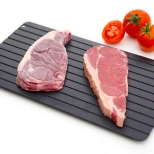 Original Meat Defrosting Tray - Rapid Defrost Plate for Food - Natural Miracle Thawing Mat - Fast Thaw Board - Large Size - Master Meat Defroster Tray - No Microwave/Electricity