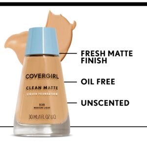 Covergirl Clean Liquid Foundation - 110 By for Women - Foundation, Classic Ivory, 0.25 Ounce