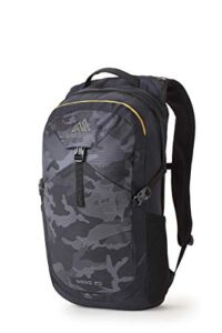 gregory mountain products nano 20, black woodland camo, one size