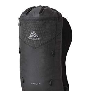 Gregory Mountain Products Nano 14 Everyday Outdoor Backpack, obsidian black, one size