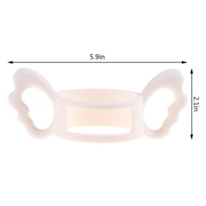 Silicone Wide-Neck Baby Bottle Handle, Outer Diameter Over 6cm for Bottle (Pack of 4)