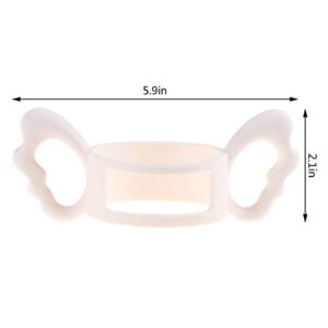 Silicone Wide-Neck Baby Bottle Handle, Outer Diameter Over 6cm for Bottle (Pack of 2)