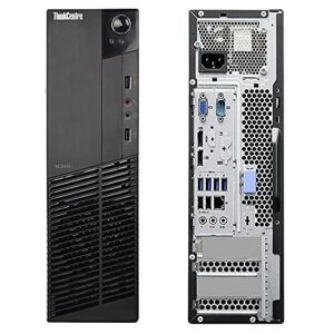 lenovo pc thinkcentre m93p desktop computer sff - intel core i5-4570 3.2ghz - 16gb ddr3 ram - new 1tb ssd, keyboard, mouse, wifi, windows 10 professional (renewed)