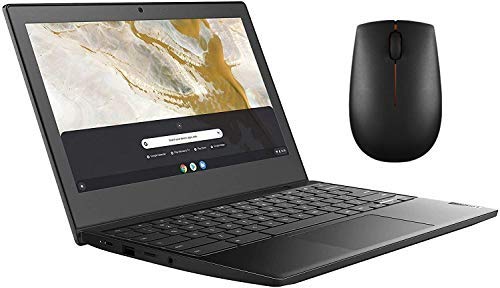 Lenovo 11.6in Ideapad Chromebook, Intel Celeron N4020 Dual-Core Processor, 4GB RAM, 32GB eMMC SSD, WiFi, Bluetooth, Chrome OS, Grey (Renewed)