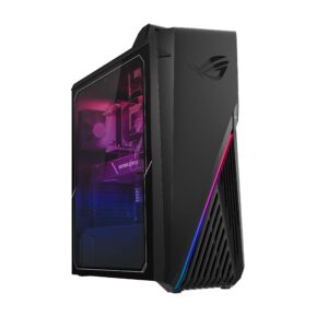 rog strix g15ck gaming desktop pc, intel core i7-10700kf, geforce rtx 2070 super, 16gb ddr4 ram, 512gb ssd, wi-fi 6, rog strix flare keyboard & gladius ii mouse, windows 10 home, g15ck-bs772