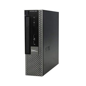 dell optiplex 9010 usff ultra-slim business desktop computer pc, intel i5-3470s up to 3.6 ghz, 16gb ram, new 512gb ssd, keyboard, mouse, wireless wifi, windows 10 pro 64 bit (renewed)