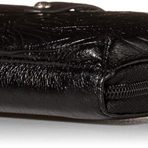 The Sak Iris Crossbody, Black Leaf Embossed