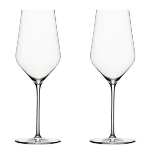 zalto denk'art white wine hand-blown crystal glasses | set of 2 single packed boxes