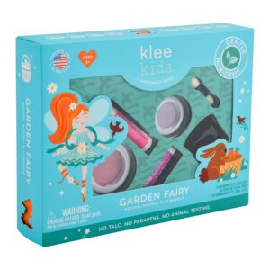 Luna Star Naturals Klee Kids 4 PC Makeup Up Kits with Compacts (Garden Fairy)