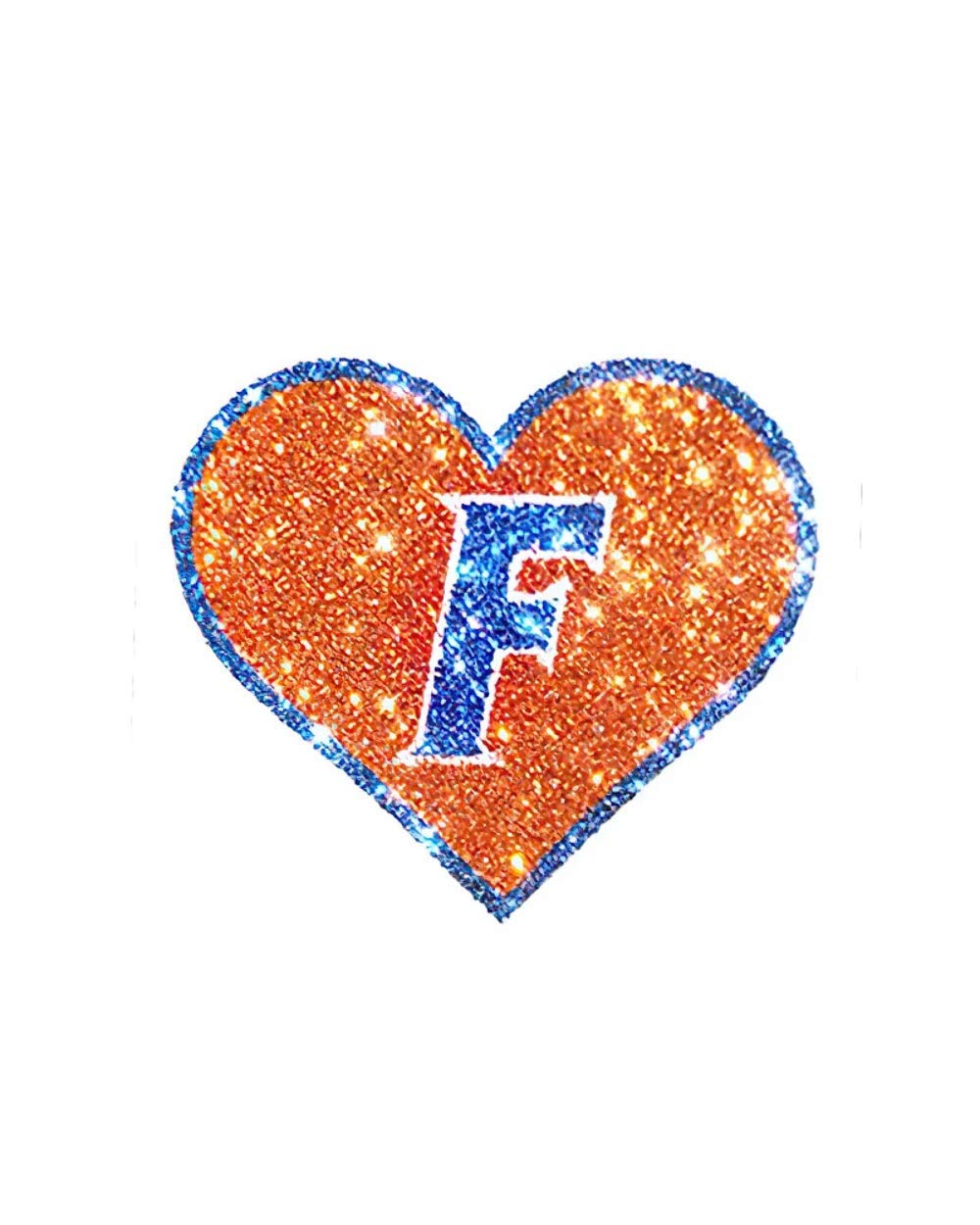 Florida Gators Heart Glitter Tattoo 4-pack