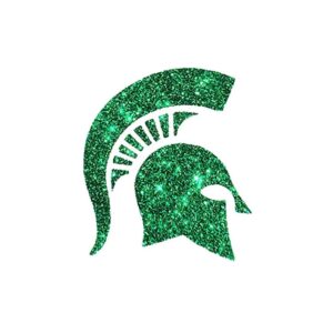 Michigan State Spartans Glitter Tattoo 2-pack