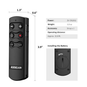 Wireless Shutter Release Camera Remote Control for Sony A7 III, A7R III, A6100, A6400, A6600, RX100 VII, RX0 II, A7R IV, A9, A9 II, ZV-1, ZV-1F,A7C