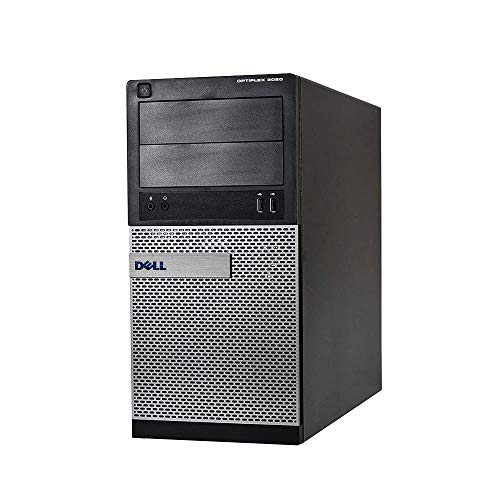 Dell Optiplex 3020 Tower Gaming Desktop Computer - Core Intel i7 4770 3.4 GHz, 8GB RAM, 512GB SSD, NVIDIA GT 1030 2GB DDR5, Keyboard, Mouse, Wireless WiFi, Windows 10 Home 64-bit(Renewed)