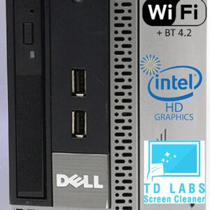 Dell Optiplex 7010 USFF Desktop Computer with Intel i5-3470S Upto 3.6GHz, HD Graphics 2500 4K Support, 8GB RAM, 1TB SSD, DisplayPort, HDMI, DVD, AC Wi-Fi, Bluetooth - Windows 10 Pro (Renewed)