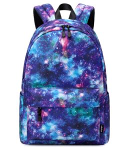 abshoo lightweight water resistant galaxy backpacks for teen girls boys school bookbags (galaxy d)