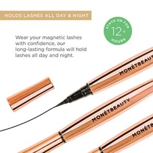 MonétBeauty Magnetic Eyeliner Pen, Ultra Precise, Smudge Proof and All-Day Lasting (5ml)