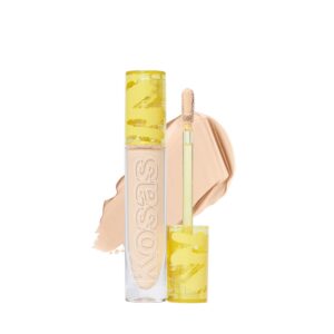 kosas revealer concealer - medium coverage makeup with hyaluronic acid, conceals dark circles under eyes, dark spots and blemishes + brightens, hydrates, long-lasting & vegan,(tone 03 w)