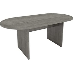 lorell essentials conference table, weathered charcoal