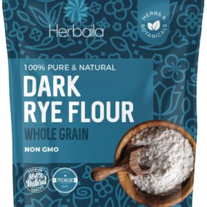 Rye Flour 2lb / 32oz, Dark Rye Flour for Bread, Pumpernickel Flour, Rye Bread Flour, Rye Flour for Baking, 100% Whole Rye Flour, Non-GMO.