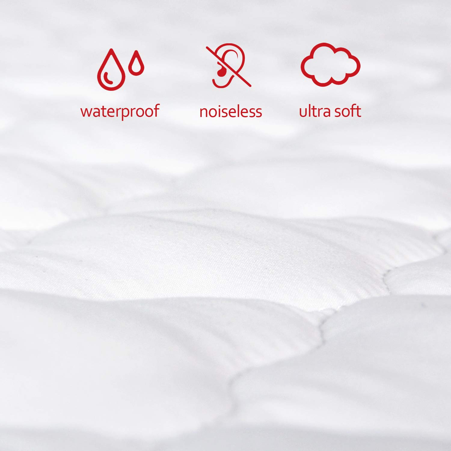 Moonsea Waterproof Playard Mattress Pad Sheet for 4moms Playard, Mattress Cover Protector Fits 4moms Breeze Plus Playard & Breeze GO Playard, Pack N Play Sheet Fits 28.5" x 41" Mattress