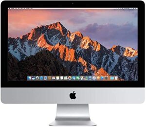 mid 2017 apple imac with 2.3ghz dual-core intel core i5 (21.5 inch, 16gb ram, 256gb ssd) silver (renewed)