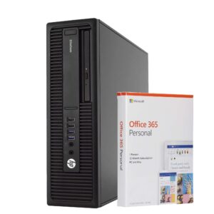 hp elitedesk 800g2 desktop computer pc, 8gb ram, 512gb ssd hard drive, windows 10 professional 64 bit (renewed)