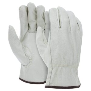 palmer safety white large protective gloves (pack of 24)