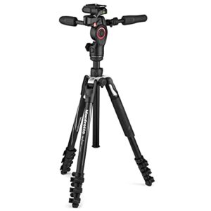 manfrotto befree 3-way live advanced 4-section tripod with befree 3-way live head