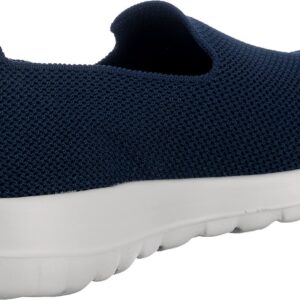 Skechers womens Walking Sneaker, Navy/White, 8 US