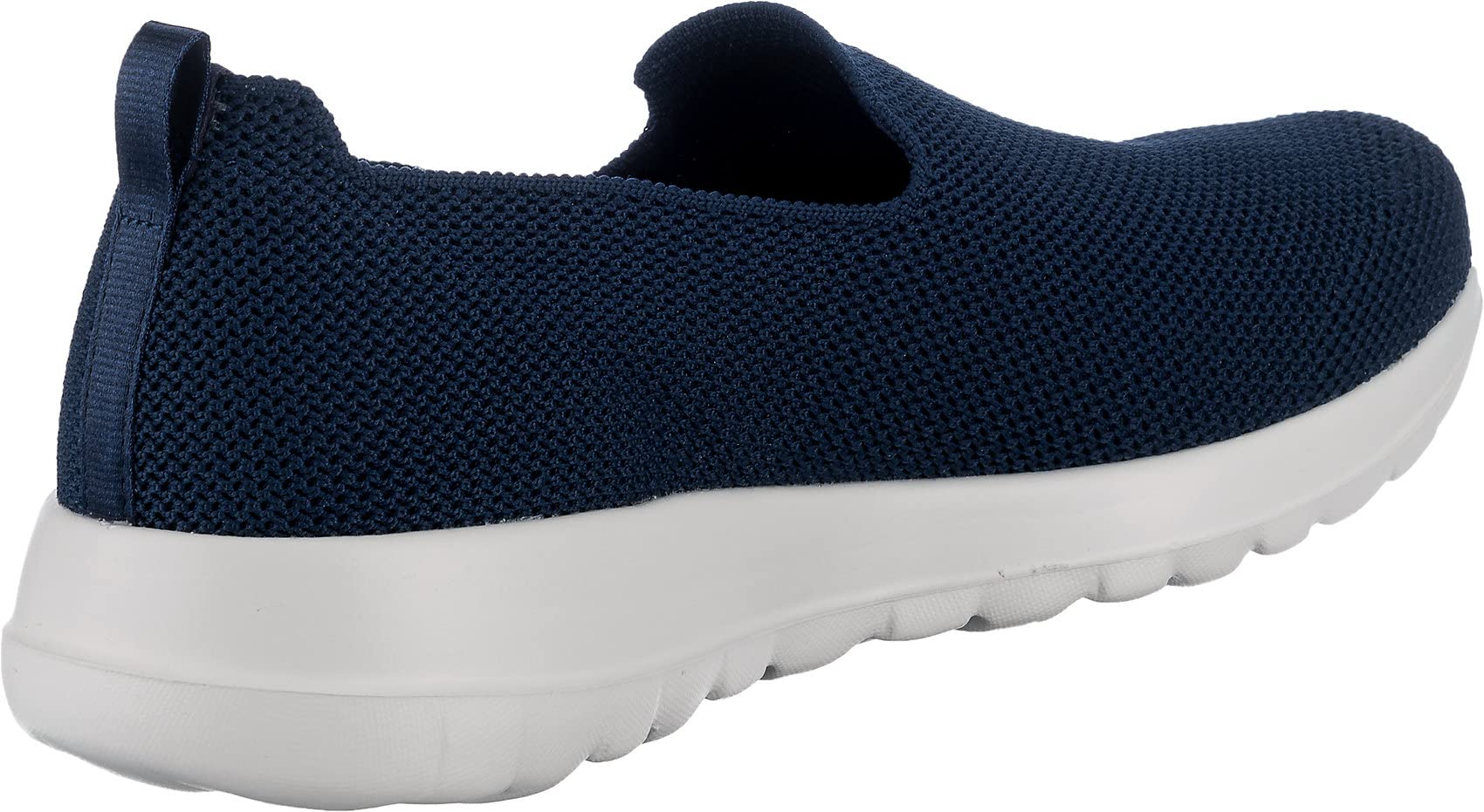 Skechers womens Walking Sneaker, Navy/White, 8 US