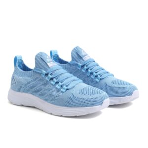 PEAK Womens Lightweight Walking Shoes - Comfortable Slip-on Sneakers for Running, Tennis, Gym, Casual Workout Sky Blue