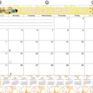 2024-2025 Academic Year 12 Months Student Calendar/Planner for 3-Ring Binder, Desk or Wall -v003