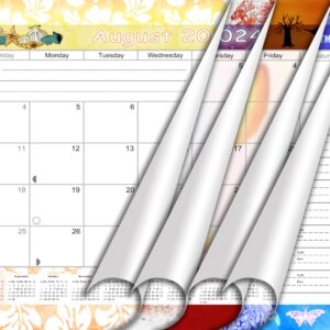 2024-2025 Academic Year 12 Months Student Calendar/Planner for 3-Ring Binder, Desk or Wall -v003