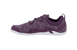 xero shoes women's oswego knit casual shoe - lightweight zero drop barefoot shoe, vintage violet, 6.5