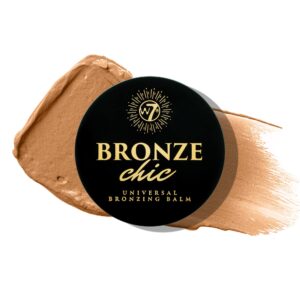 W7 Bronze Chic Bronzer - Cream Bronzing Balm - Contouring & Highlighting Vegan Makeup