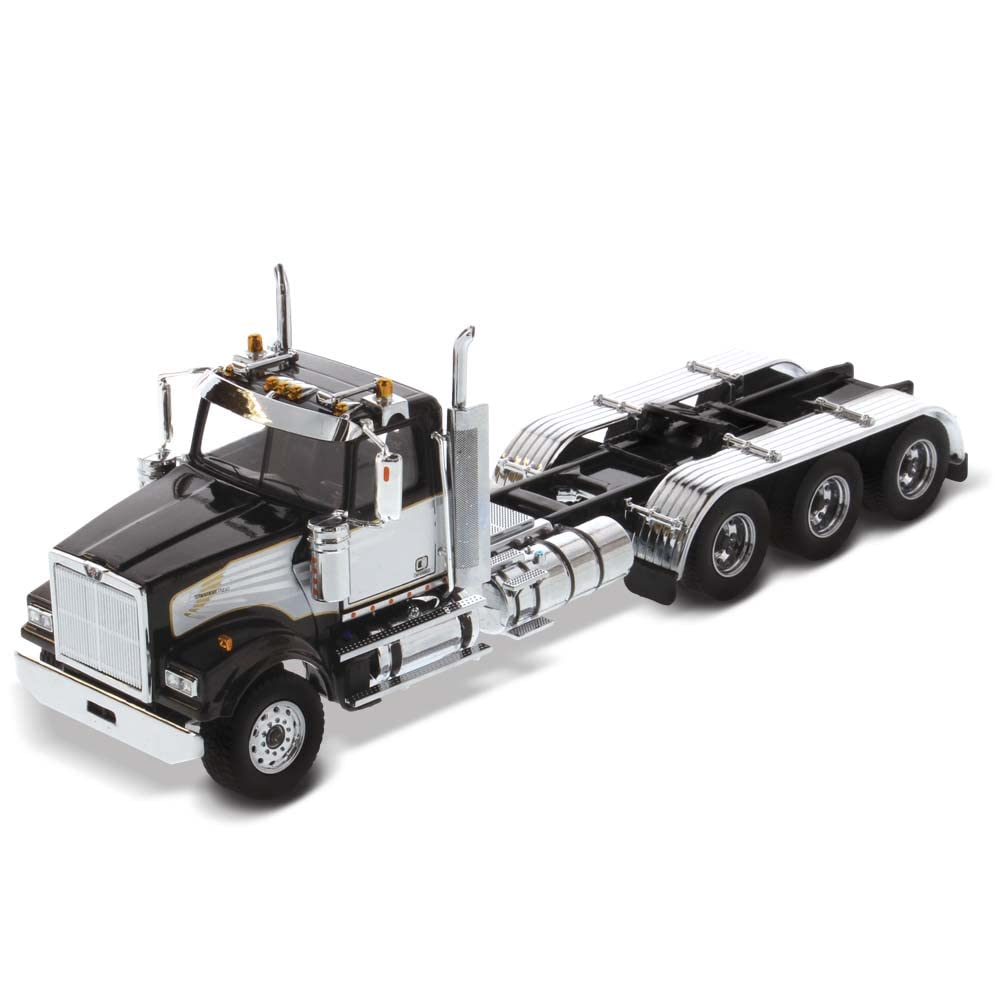 Diecast Masters Western Star 4900 SFFA Day Cab Tridem Tractor | Real Truck Specifications | 1:50 Scale Model Semi Trucks | Diecast Model by Diecast Masters 71066